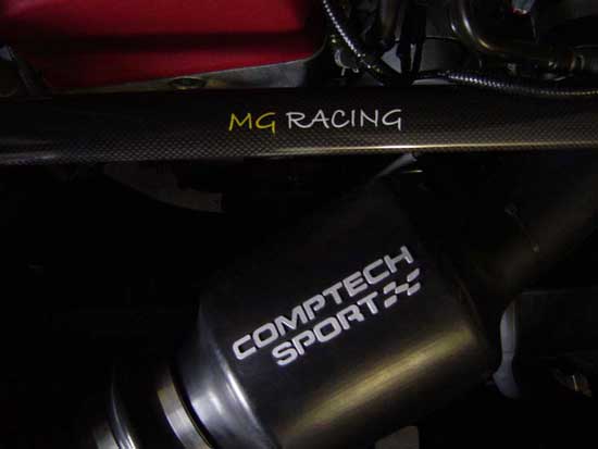 COMPTECH cold air intake & MG RACING domstrebe - Marktplatzarchiv ...