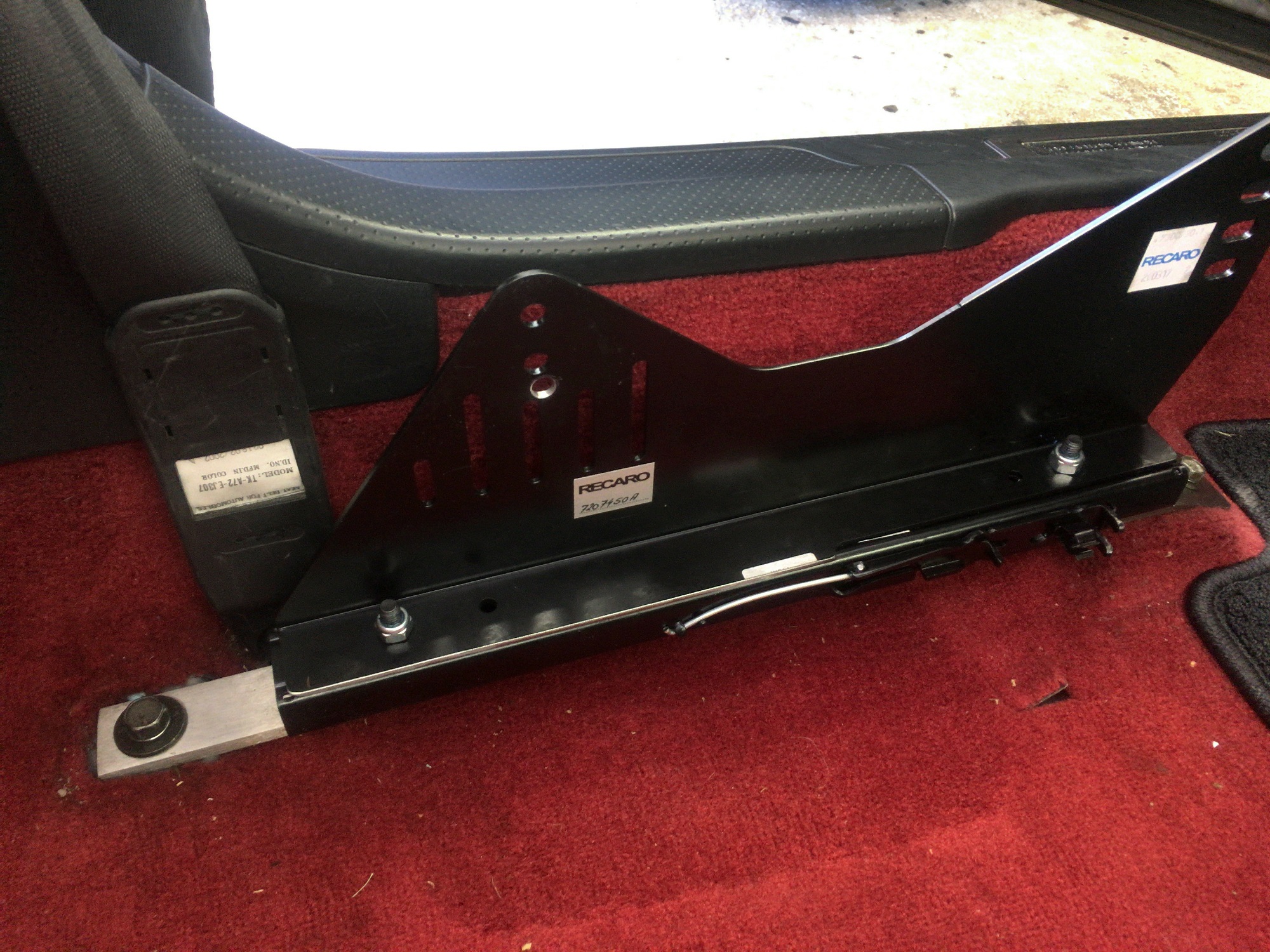 Recaro Pole Position ABE - Technik - S2000 Owners Club Forum