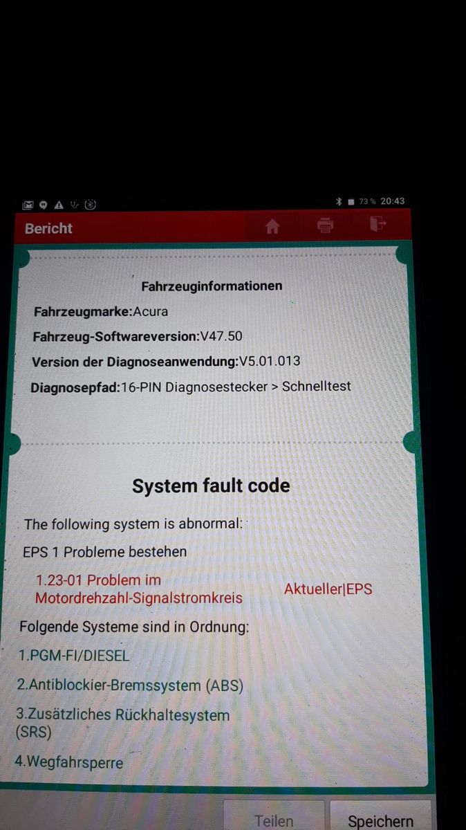 Fehlercode 1.23-01 im EPS - Technik - S2000 Owners Club Forum